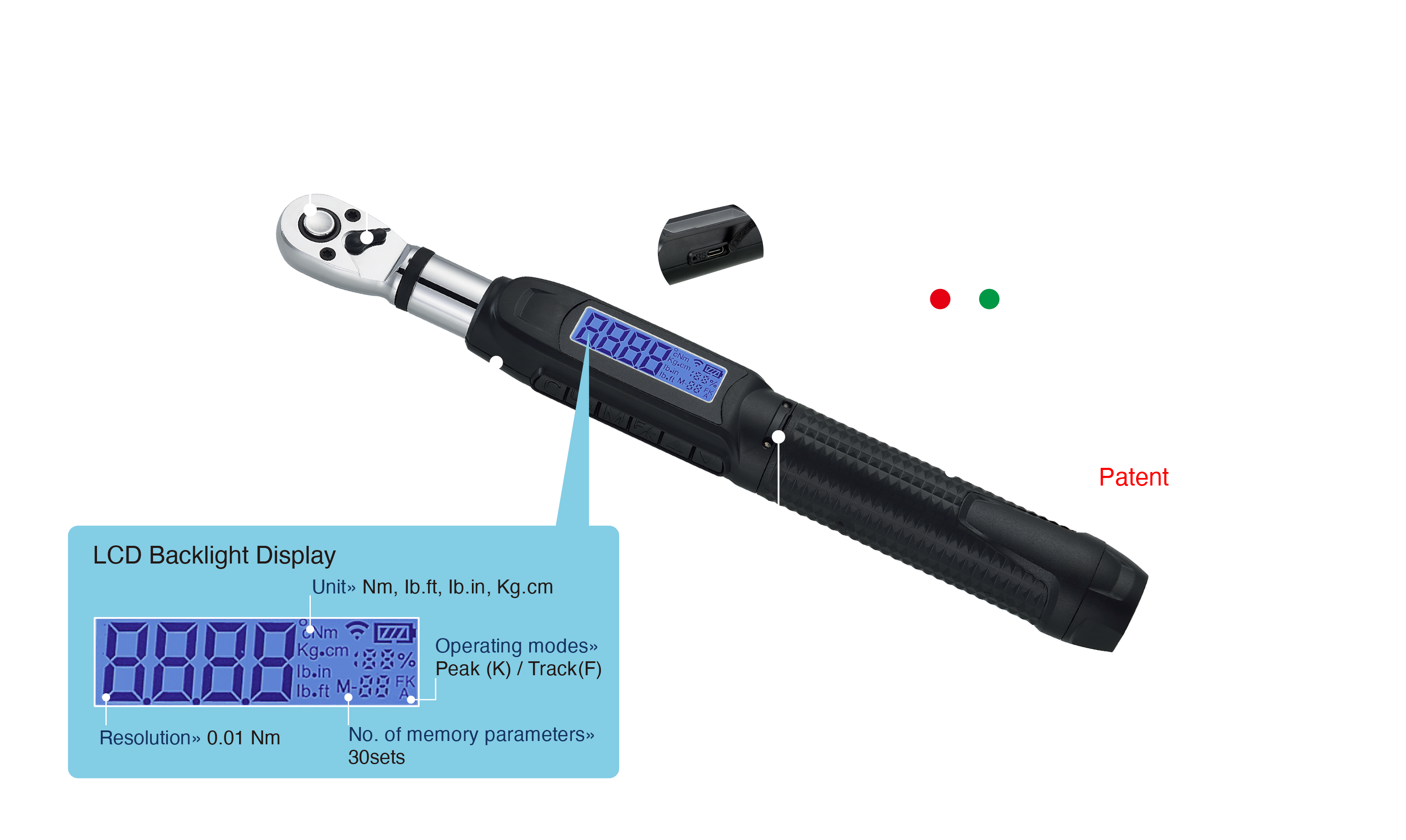 Mini Bluetooth Digital Torque Wrench